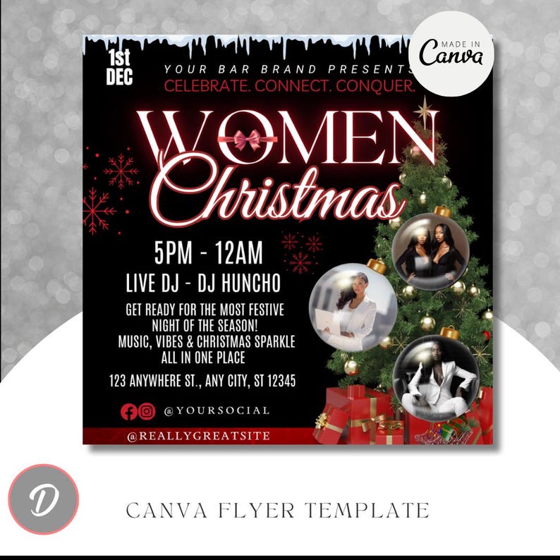 Women Network Event Flyer Template/ Conference Flyer / Digital Flyer ...