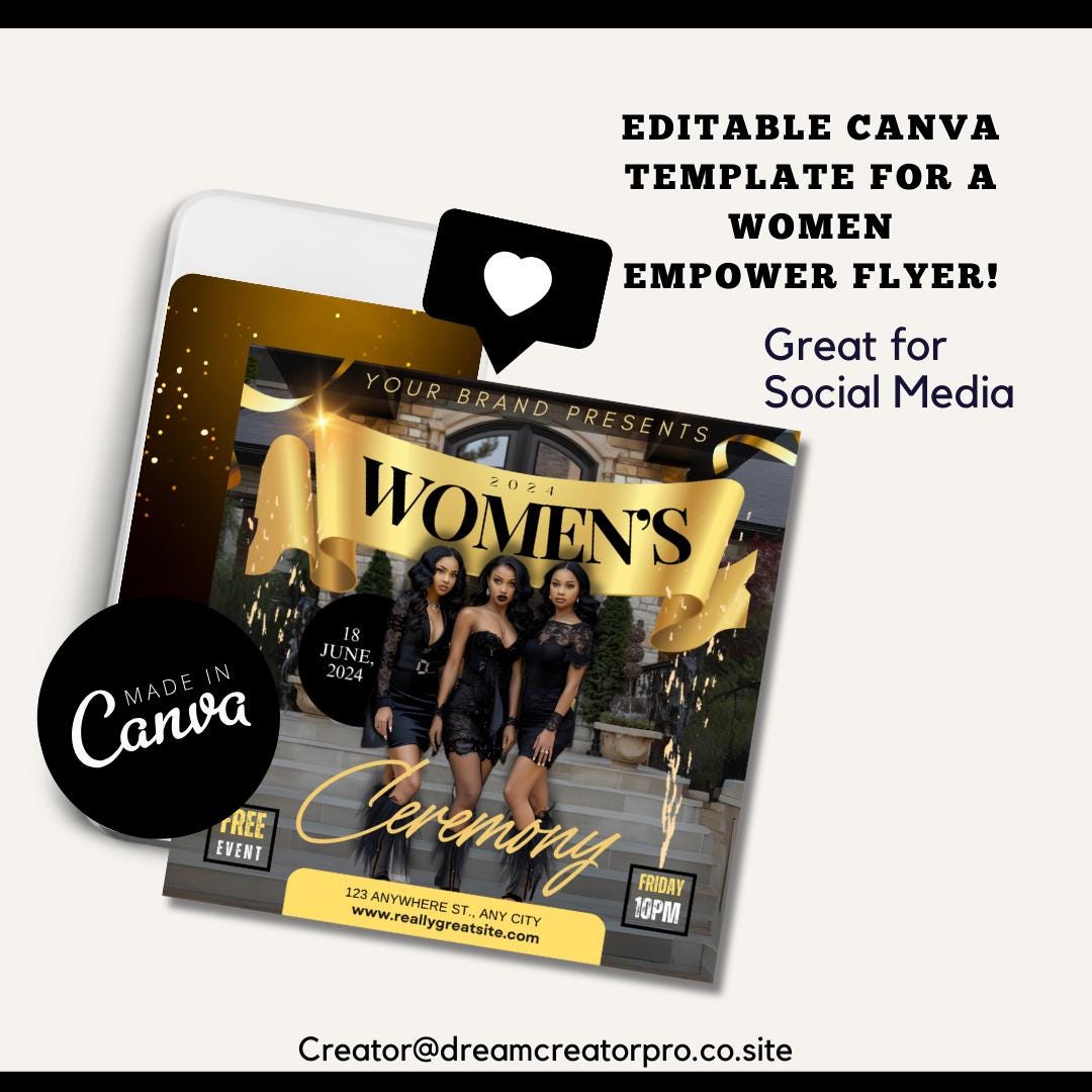 Women Network Event Flyer Template/ Animated Flyer / Motion Flyer ...