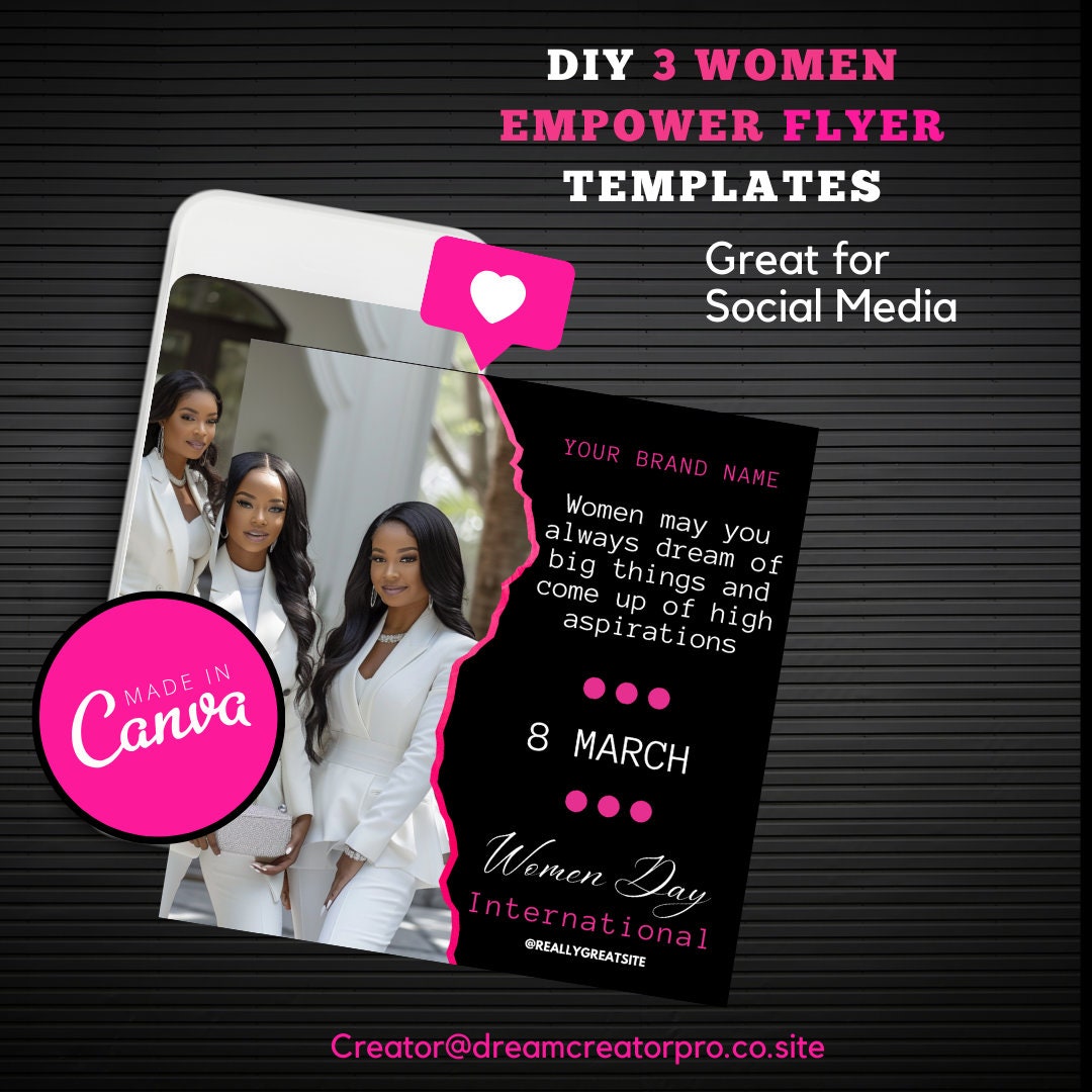 Women Network Event Flyer Template - Etsy