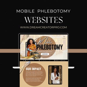 Mobile Phlebotomy Canva Bundle Template / DIY Medical Service Flyer ...