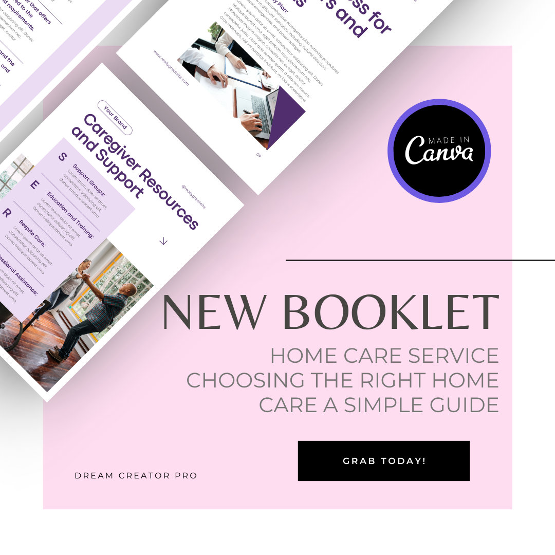 Home Care Service Booklet / DIY Home Care Service Ebook / Medical Ebook ...