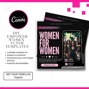 Women Network Event Flyer Template/ Conference Flyer / Digital Flyer ...