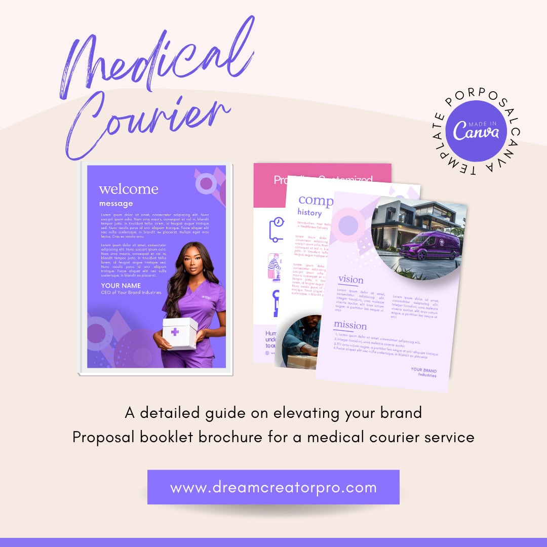 Medical Courier Service Template / DIY Medical Courier Service Flyer ...