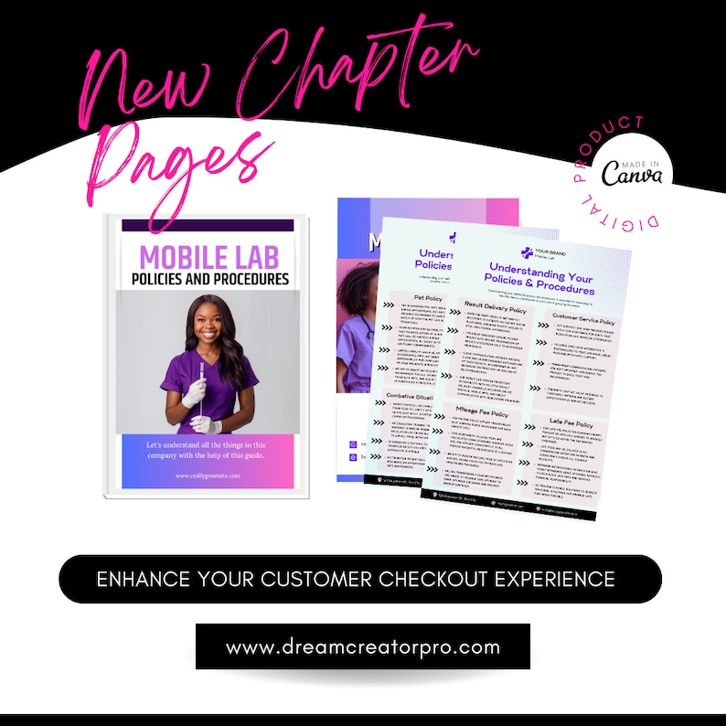 Mobile Lab Policy & Procedures Handbook Template/ Mobile Lab Concierge ...