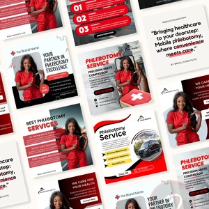 Phlebotomy Service Flyer Template / DIY Medical Service Flyer ...