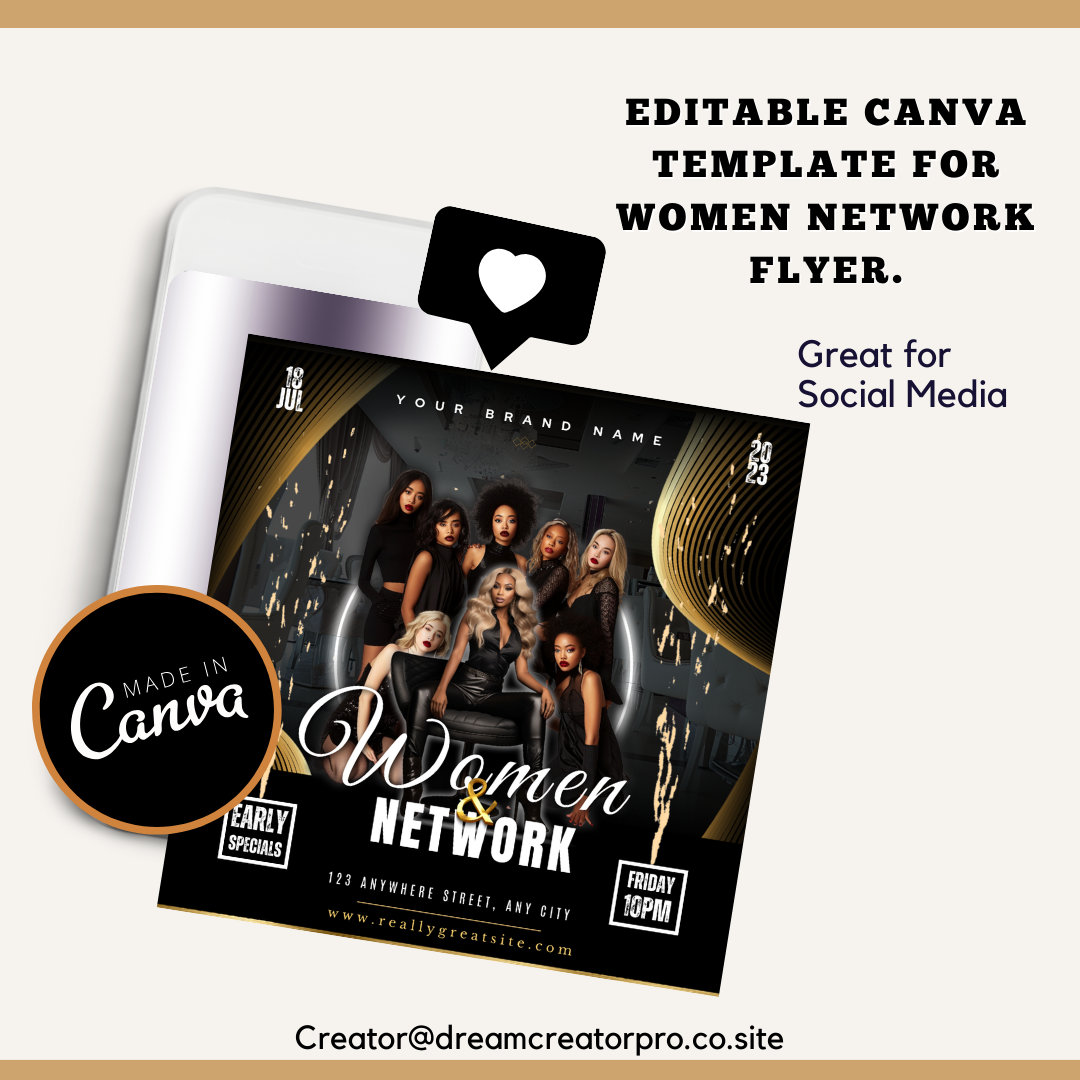 Women Network Event Flyer Template/ Animated Flyer / Motion Flyer ...