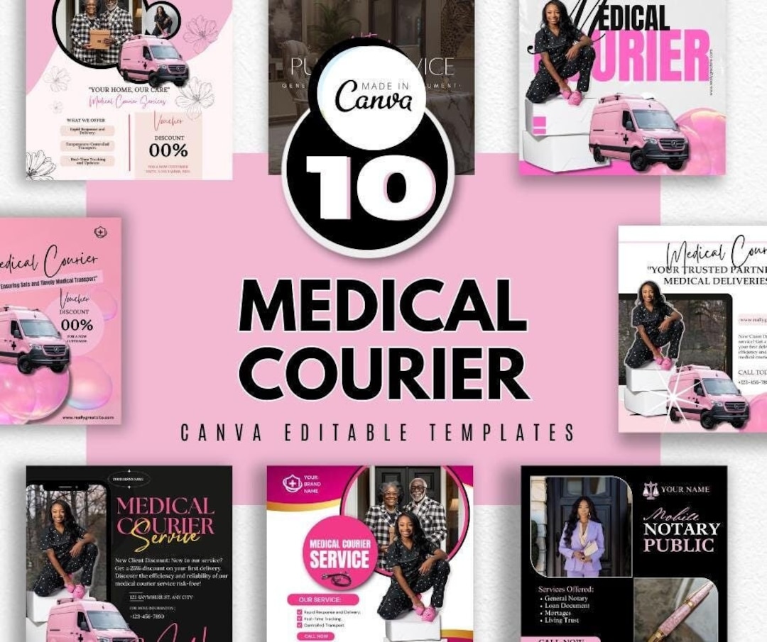 Medical Courier Service Flyer / DIY Medical Courier Service Flyer ...