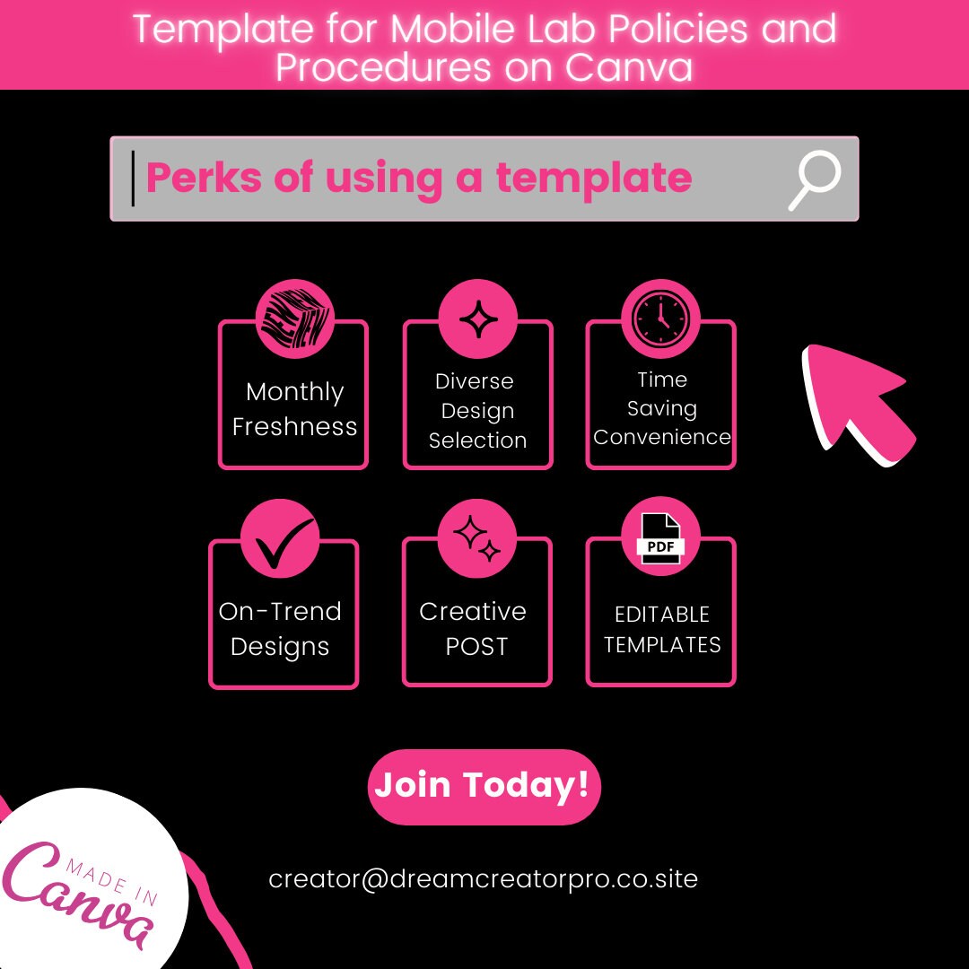 Mobile Lab Policy & Procedures Handbook Template/ Mobile Lab Concierge ...