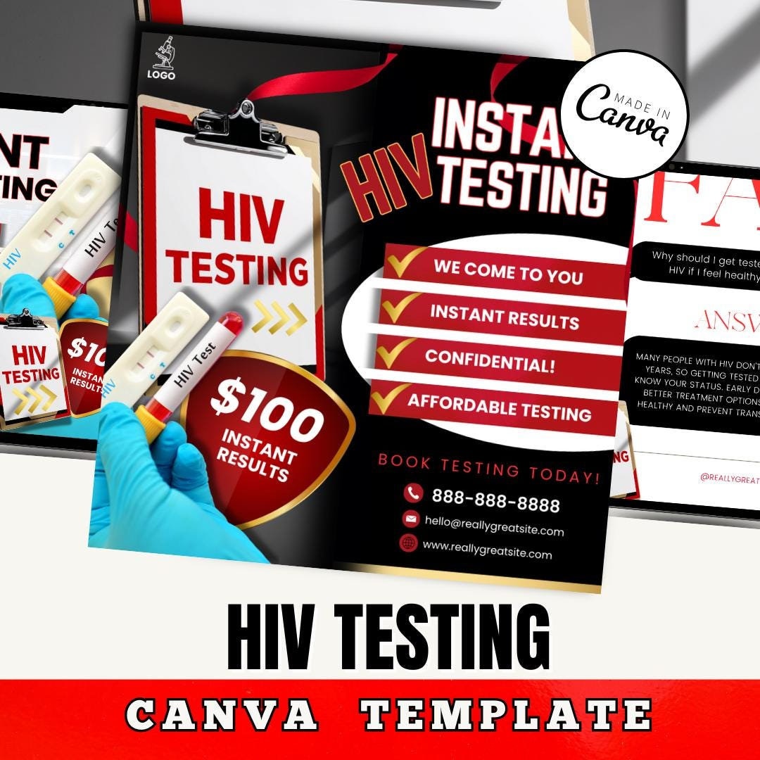 Phlebotomy Service Flyer Template / DIY Medical Service Flyer ...