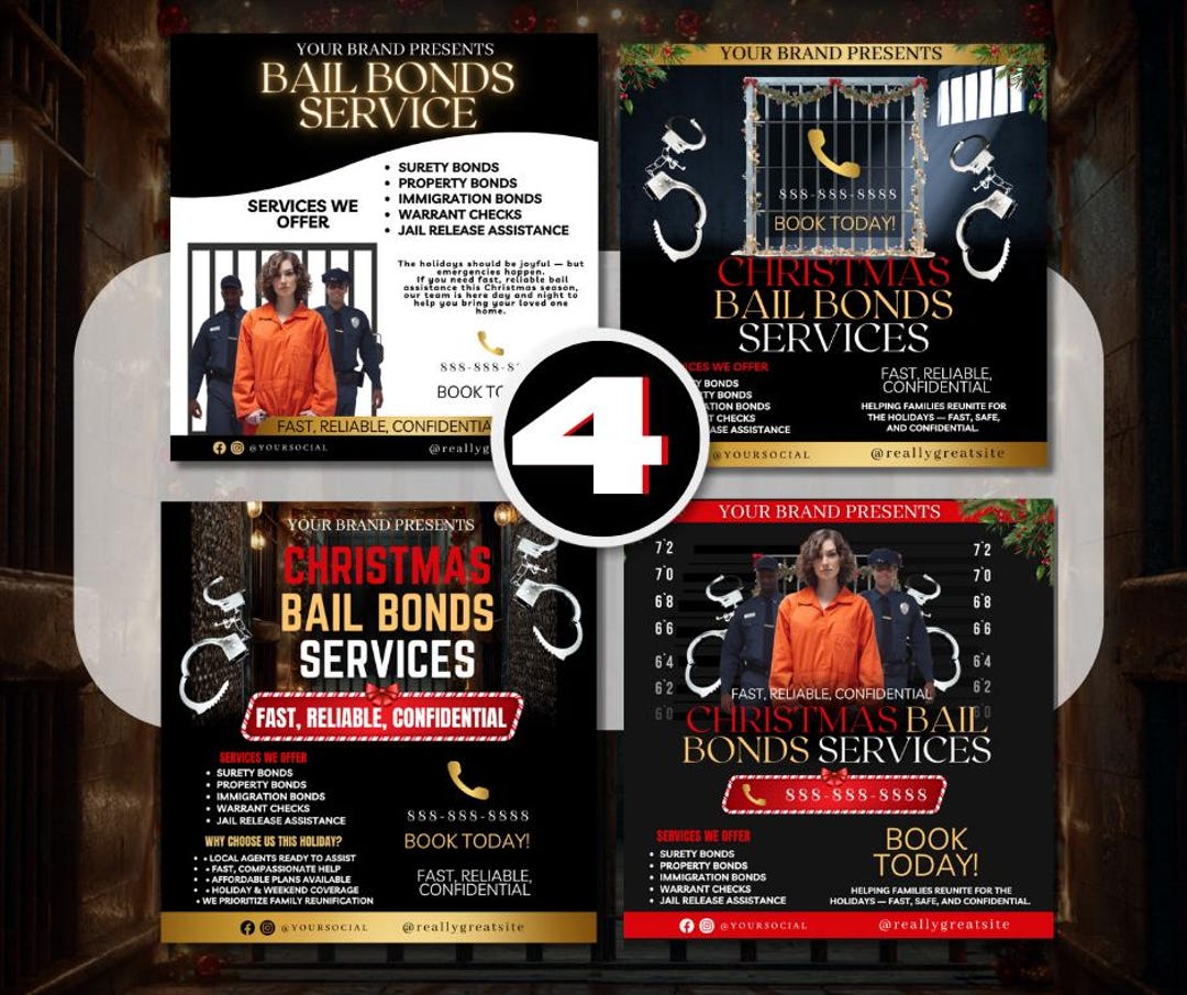 Bail Bonds Service Flyer Template / Background Check Video ...