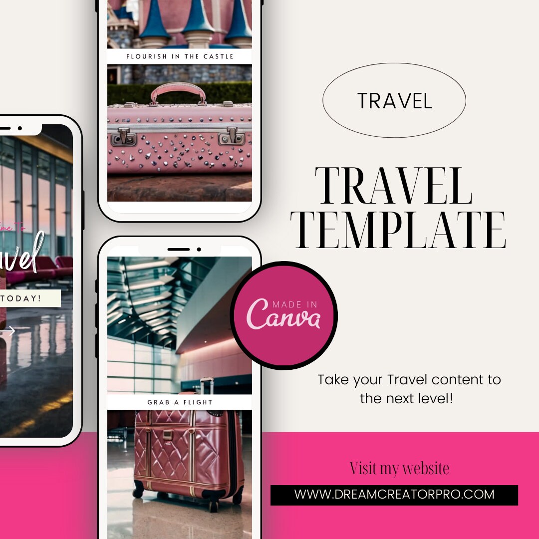 Animated Flyer / Motion Flyer / Travel Agent Canva / Travel Agent ...