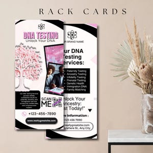 DNA Testing Rack Card / DIY Medical Service/ Mobile Paternity Testing ...