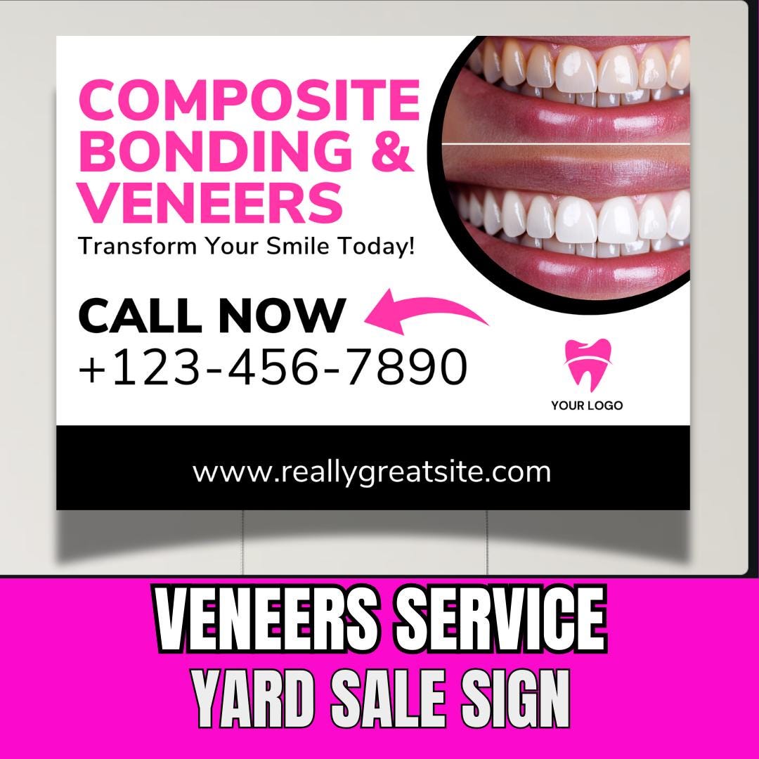 Dental Composite Bonding Veneers Flyer Bundle Set / DIY Medical Flyer ...