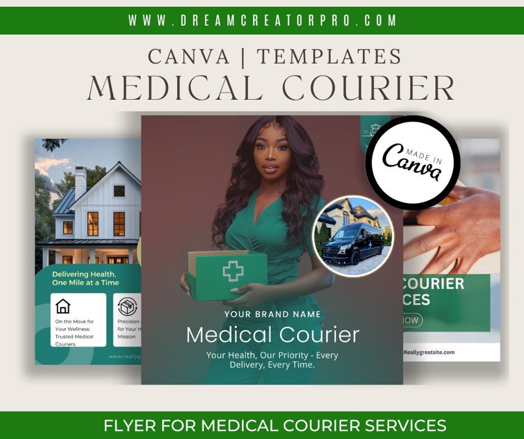 Medical Courier Service Flyer / DIY Medical Courier Service Flyer ...