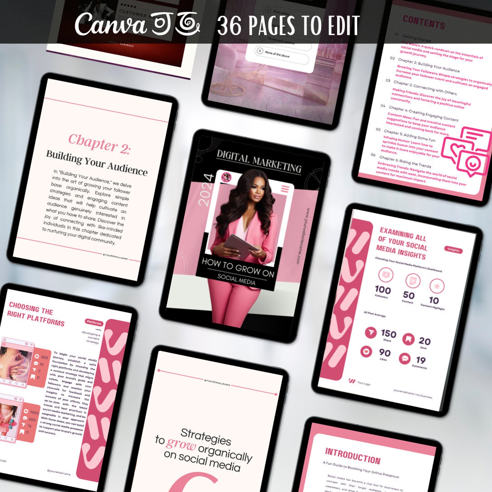 Ebook Template Canva / Canva Guide Template / Canva Ebook Template ...