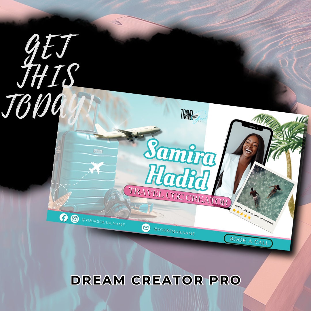 TRAVEL Agent Portfolio Website Template / Travel Agent Canva / Travel ...