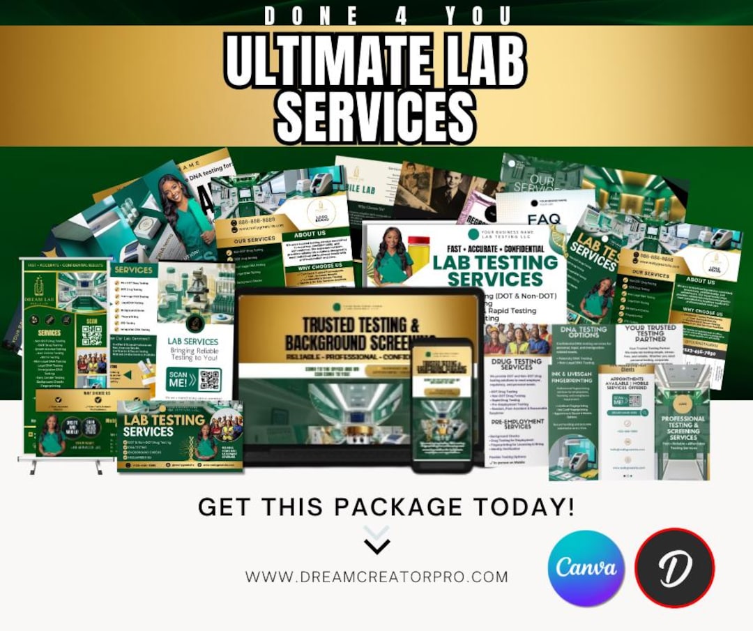 Drug Testing, DNA Fingerprinting Services Template | DOT, Non-dot ...