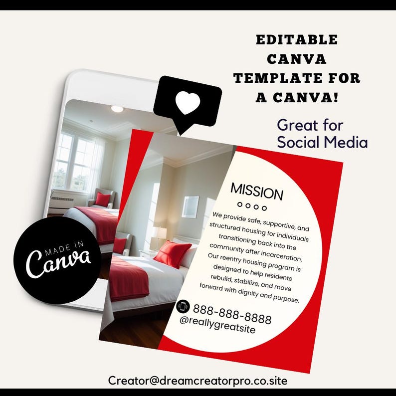 Reentry Program Canva Templates | Instagram Flyer Bundle | Editable ...