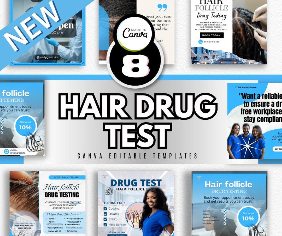 Drug Testing Hair Follicle Flyer / DIY Medical Drug Test Lab Service ...