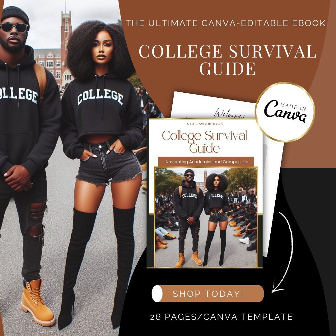 College Survival Guide: Ace Academics & Thrive on Campus - Editable ...