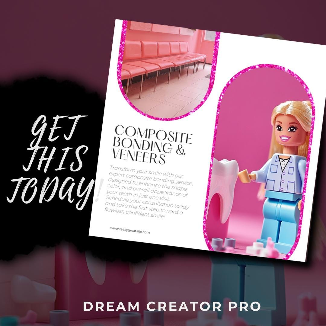 Dental Composite Bonding Veneers Flyer Bundle Set / DIY Medical Flyer ...