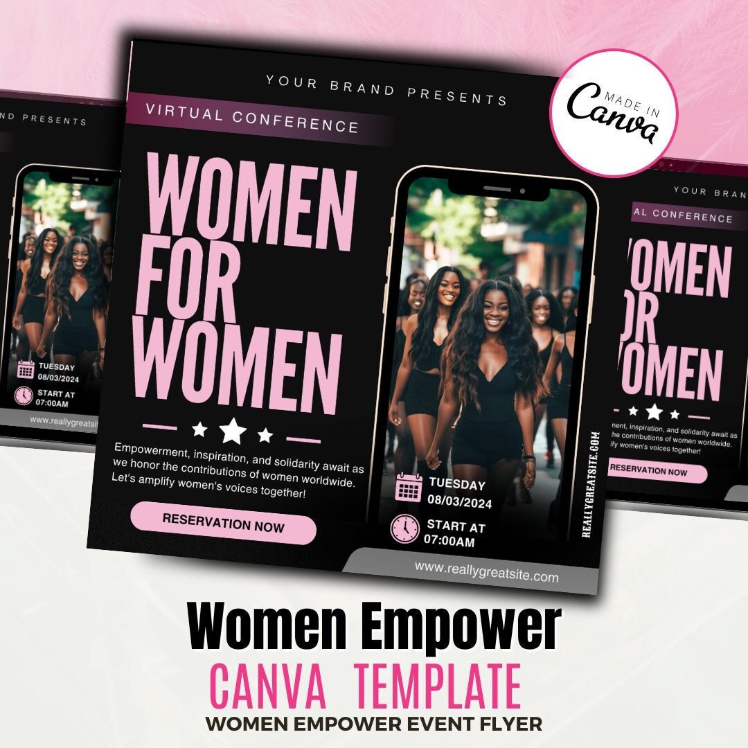 Women Network Event Flyer Template/ Conference Flyer / Digital Flyer ...
