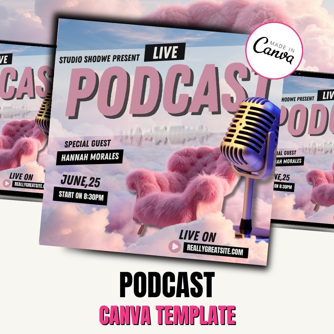 Podcast / Podcast Template / Podcast Design / Podcast Instagram ...