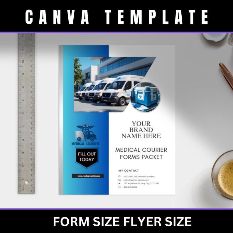 Medical Courier Forms Template | Printable Courier Business Forms ...