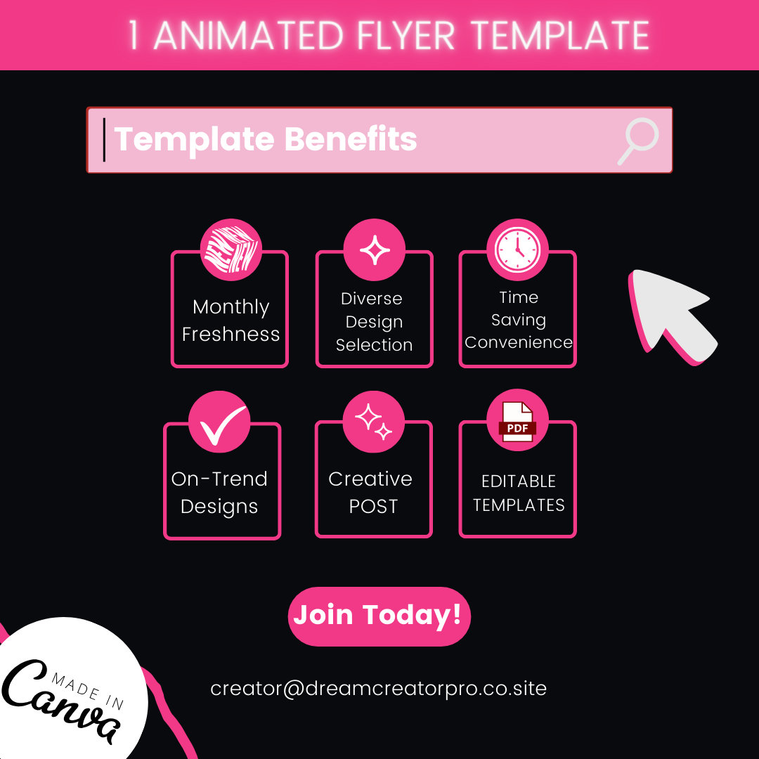 Club Canva Template / Club Flyer / Animated Flyer / Motion Flyer ...