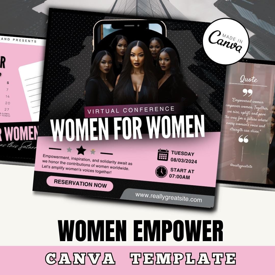 Women Network Event Flyer Template/ Conference Flyer / Digital Flyer ...