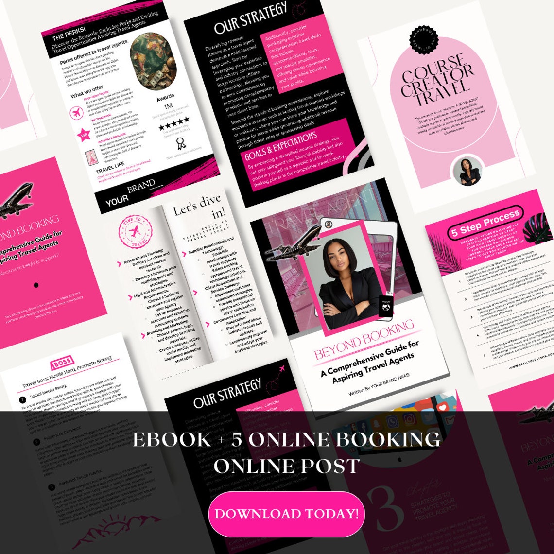 TRAVEL Agent Ebook / Travel Agent Webinar / Travel Agent Template / DIY ...