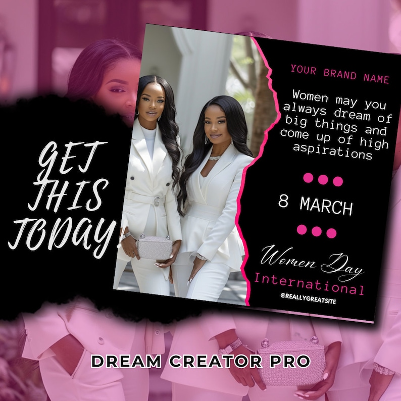 Women Network Event Flyer Template - Etsy