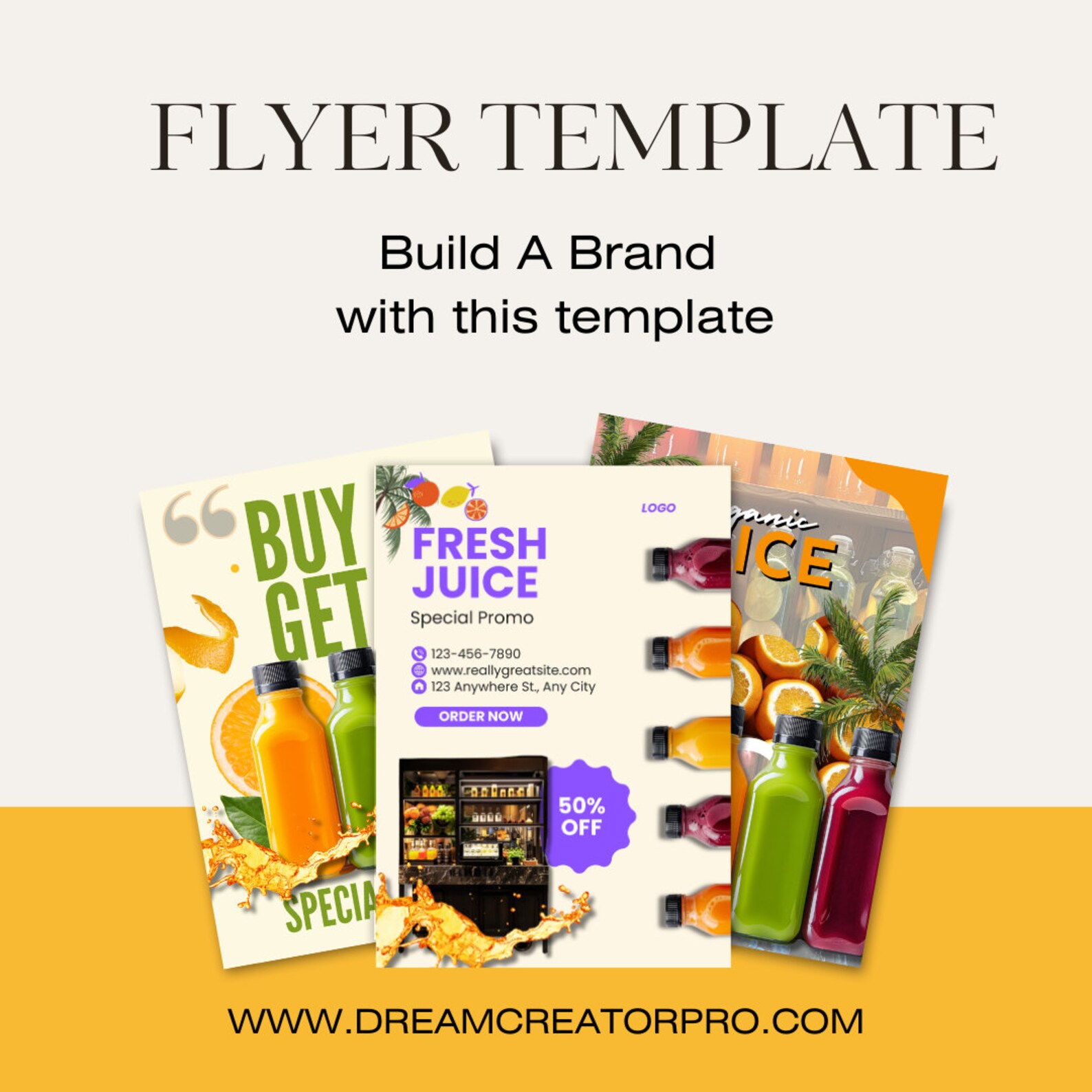 Juice Bar / Juice Bar Flyer Canva Template / Juice Bar Menus / Bar Menu ...