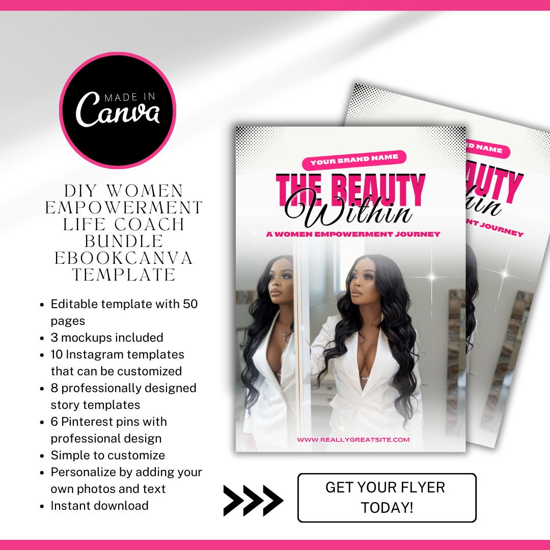 Women Empowerment Plr Guide/ Canva Ebook Template / Ebook Template ...