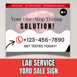 Lab Solutions Bundle Canva Flyer Template / DIY Mobile Lab Service ...