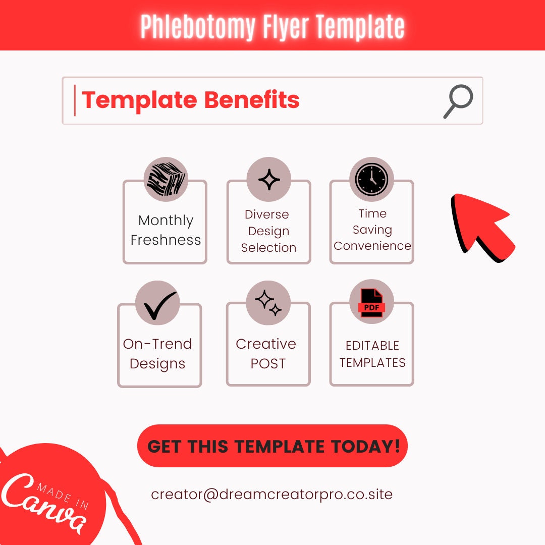 Phlebotomy Service Flyer Template / DIY Medical Service Flyer ...