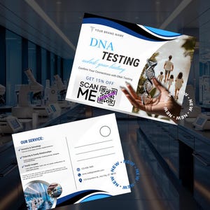DNA Testing Rack Card / DIY Medical Service/ Mobile Physical Exam ...