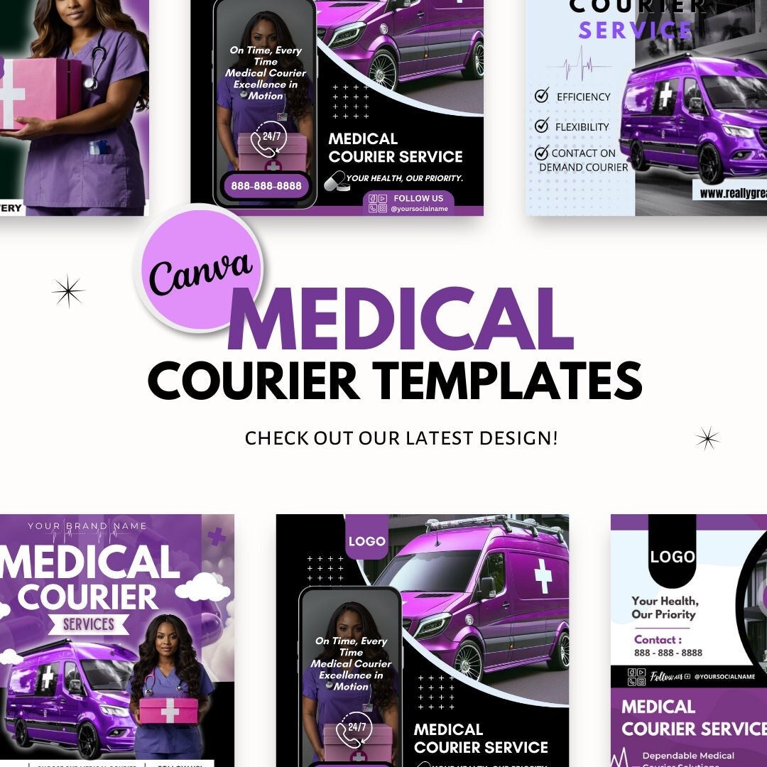 Medical Courier Service Flyer / DIY Medical Courier Service Flyer ...