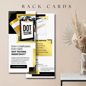 DOT & Pre-employment Physicals Rack Card / DIY Medical Service/ Mobile ...