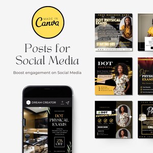 DOT & Pre-employment Physicals / DIY Medical Service Flyer/ Mobile ...