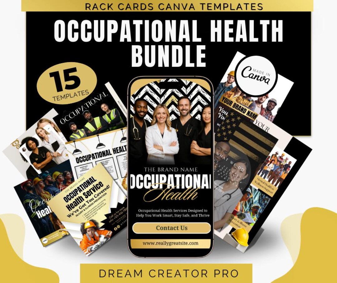 Occupational Health Testing Template / DIY Medical Service Flyer ...