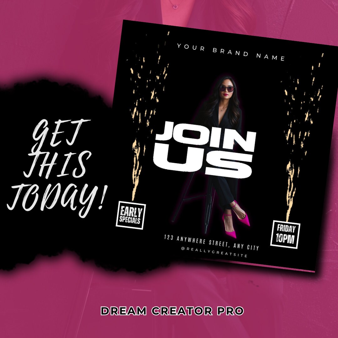 Women Network Event Flyer Template/ Animated Flyer / Motion Flyer ...