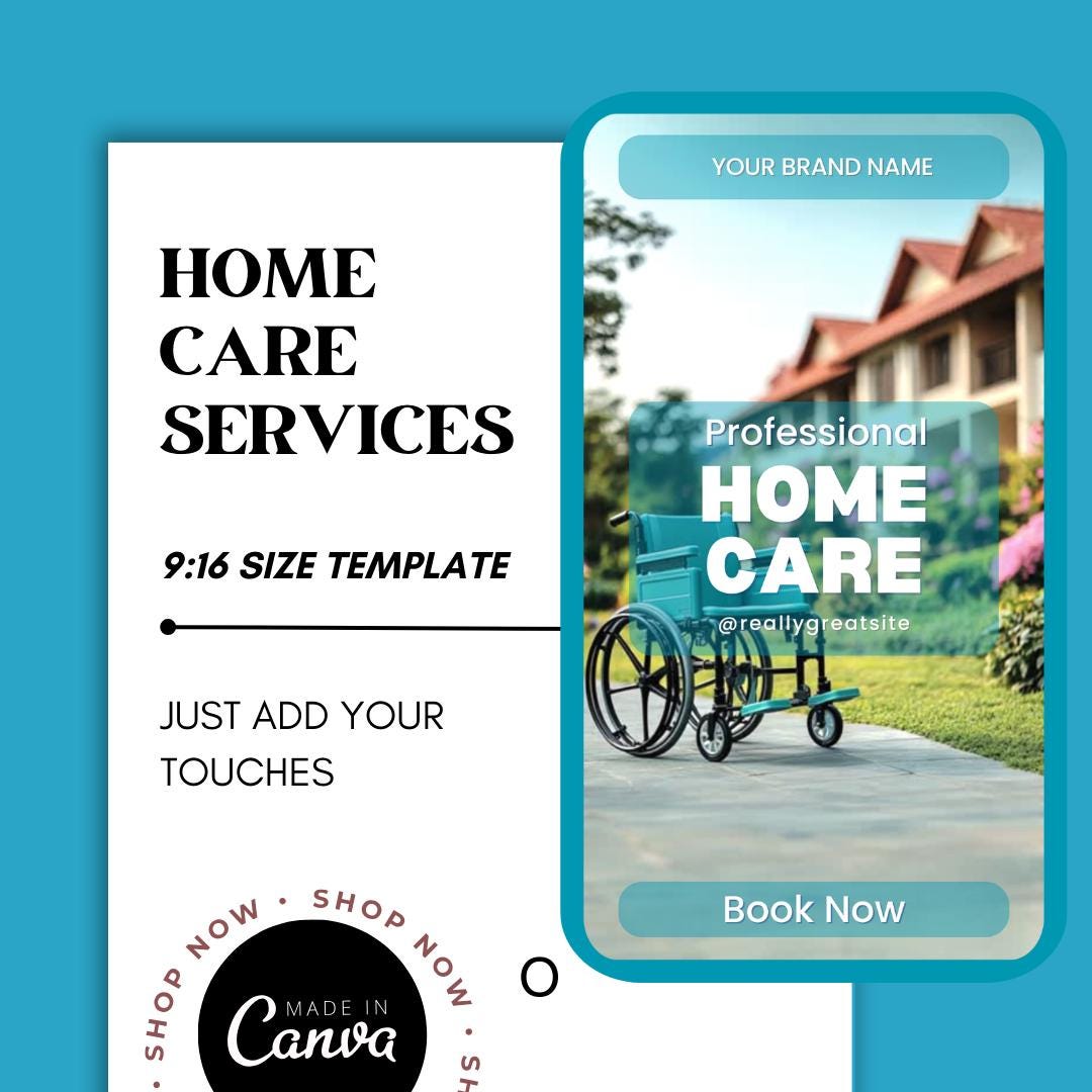 Home Care Service Video Bundle / DIY Home Care Reels / Transportation ...