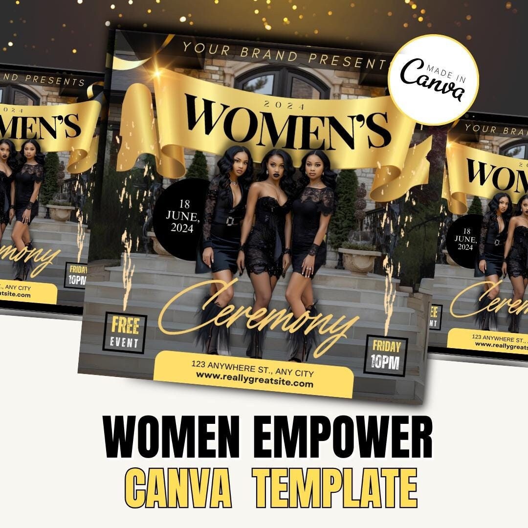 Women Network Event Flyer Template/ Animated Flyer / Motion Flyer ...