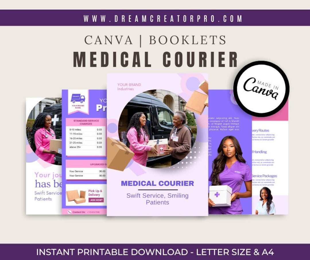 Medical Courier Service Template / DIY Medical Courier Service Flyer ...
