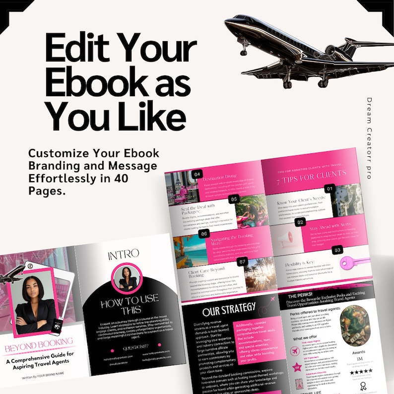 TRAVEL Agent Ebook / Travel Agent Webinar / Travel Agent Template / DIY ...