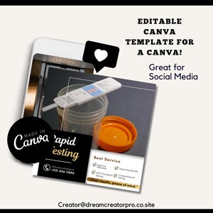 Rapid Drug Testing Flyer / DIY Medical Drug Lab Service Flyer ...