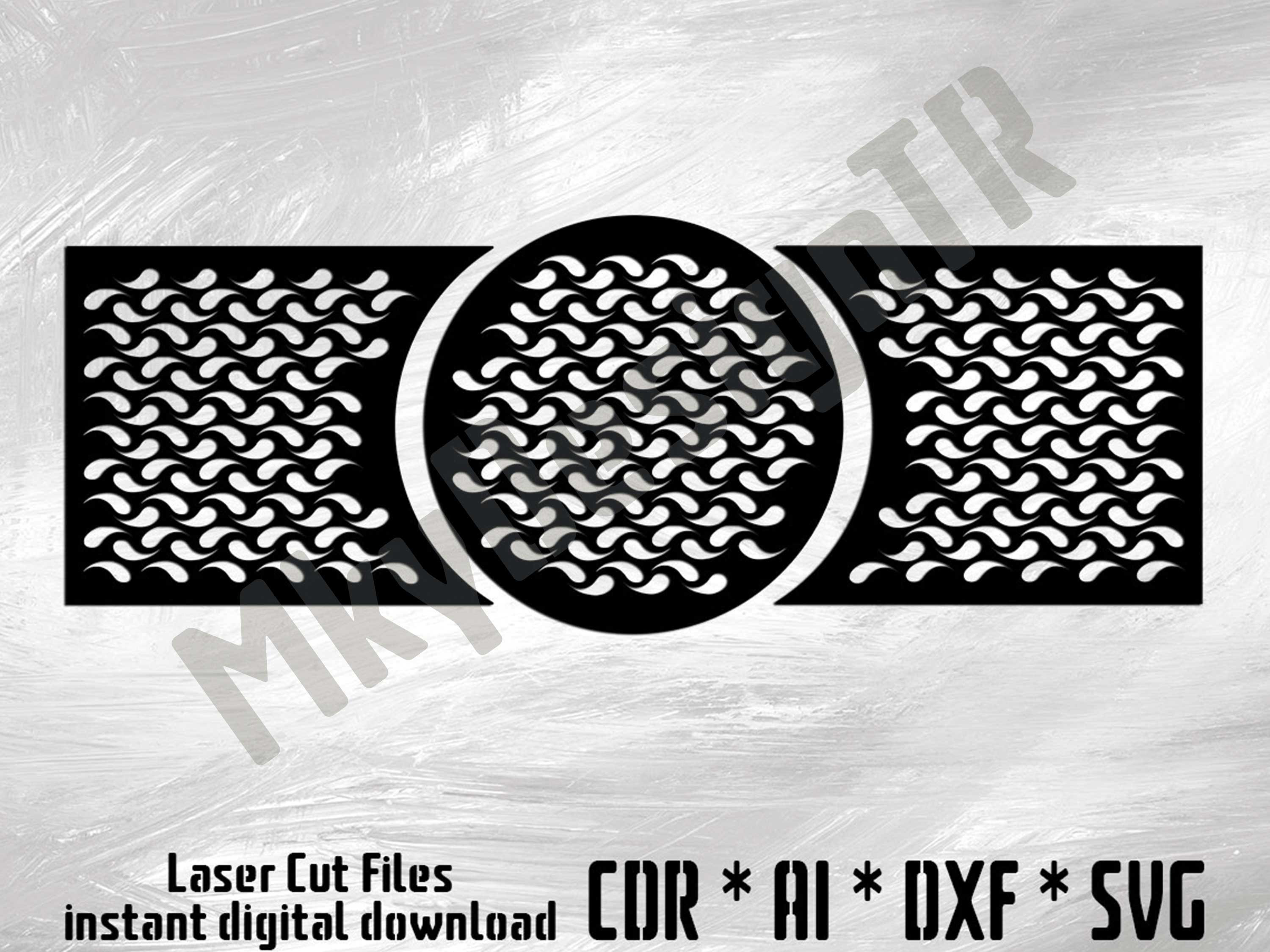 Jali Design for Cnc and Laser Cutting Vector, Digital Files Download ...