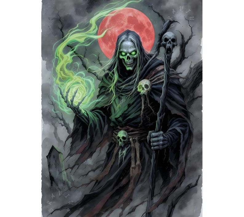 Custom DND Character Portrait, Stylized Watercolor Fantasy Art ...