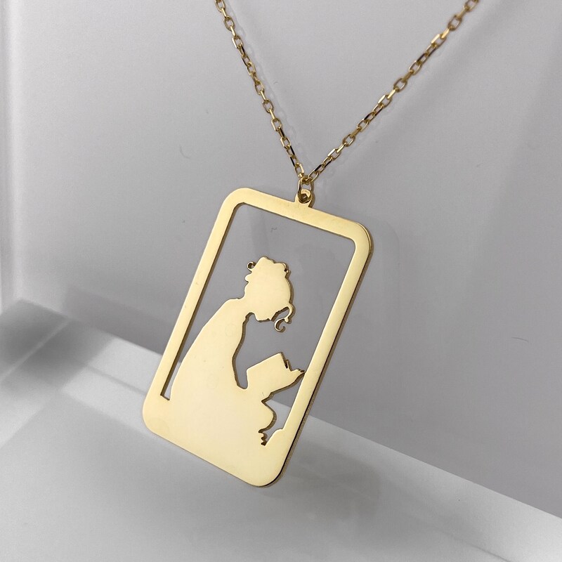 Reader Necklace - Etsy